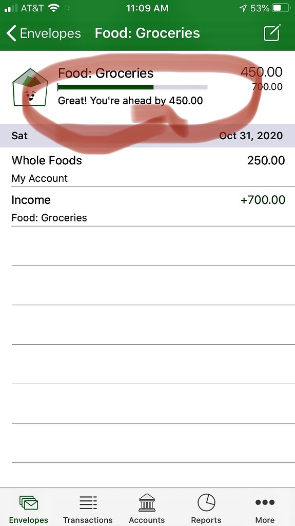 What happened to Envelope Tracking? - Goodbudget
